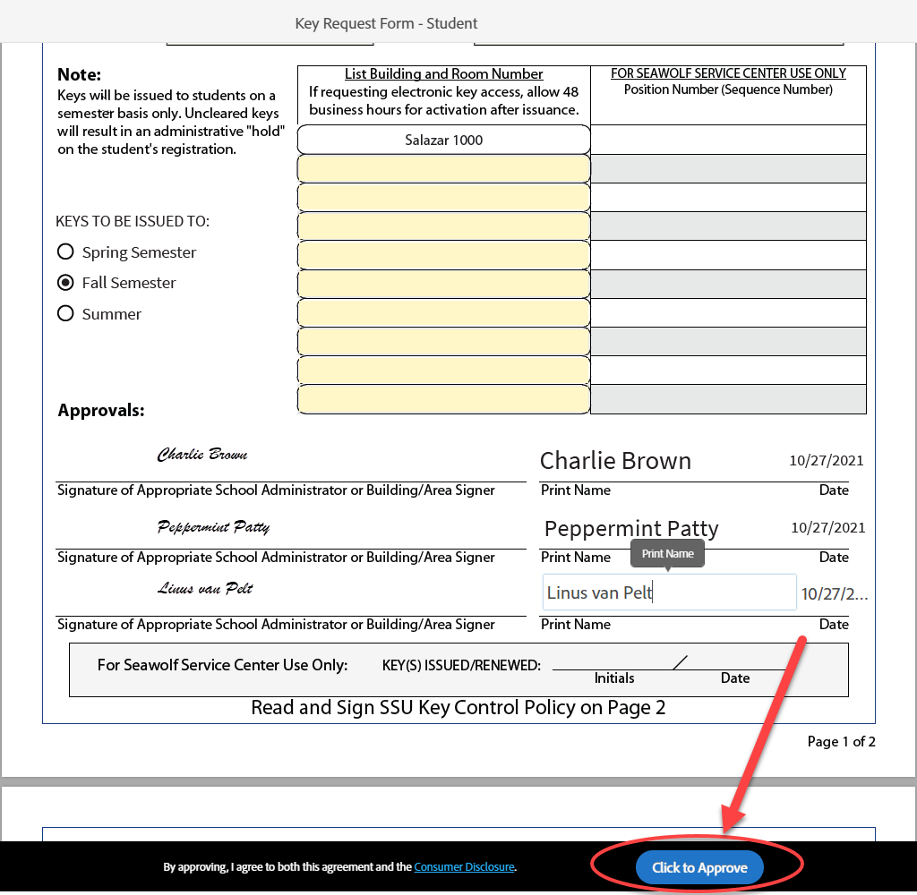 Student - Adobe Sign Step-by-Step Instructions | Seawolf Services at ...